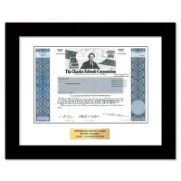 Charles Schwab Personalized Replica Stock Certificate