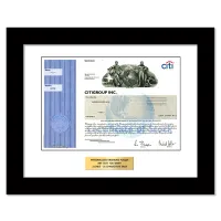 CitiGroup Personalized Replica Stock Certificate