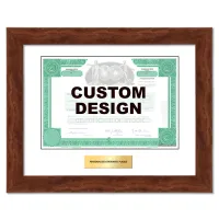 Custom Stock Certificate Design - Showcase Your Ownership